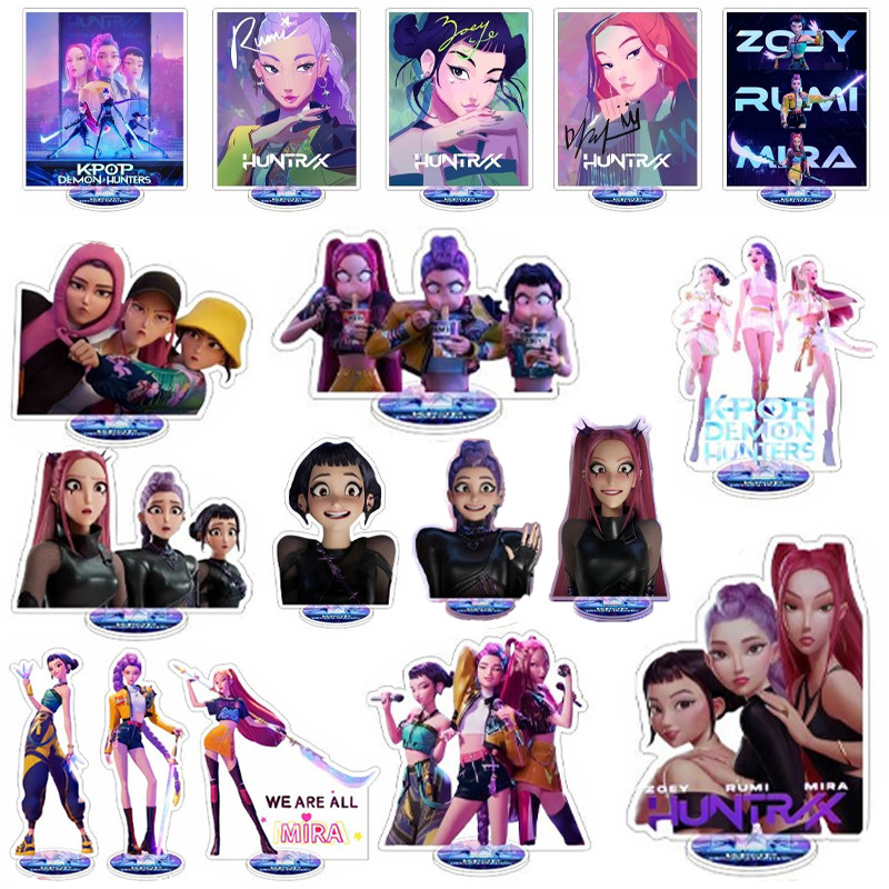 พร้อมสต็อกKPOP Stars Periphery KPOP Huntrix Saja Boys Standee Made Of ...