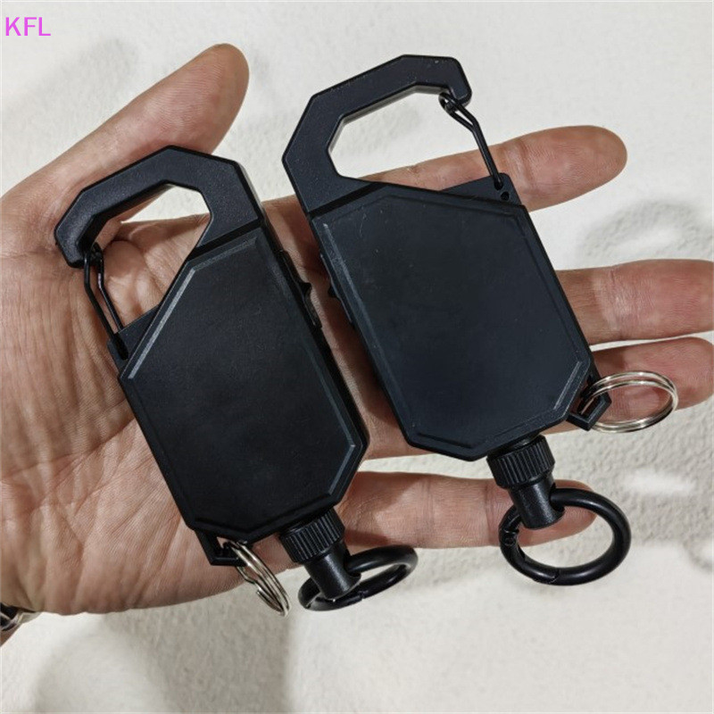 (KFL) พวงกุญแจแบบยืดหดได้ Heavy Duty ID-Card Badge Holder ขยายนักเรียน ...