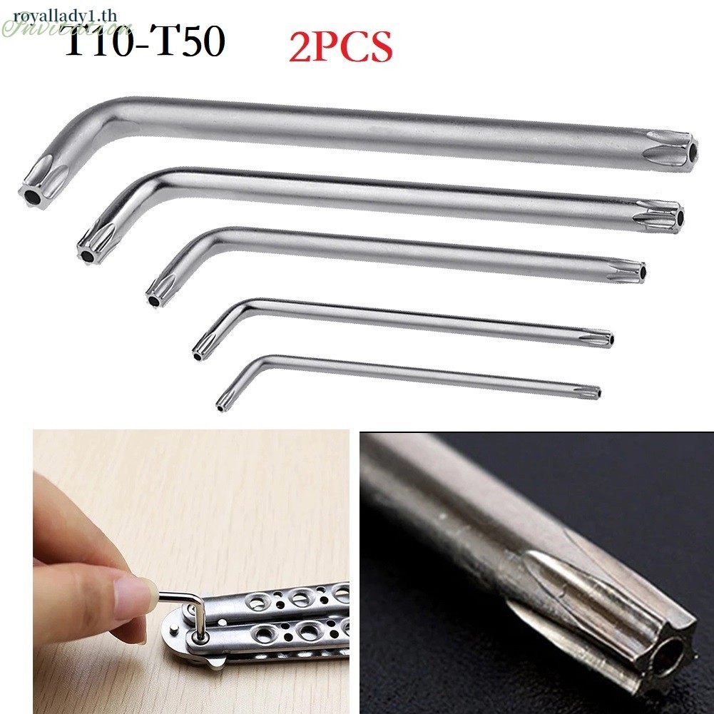 [ในสต็อก] T30 T20 T25 T10 T15 Double-End 2-way mini Torx ไขควง Spanner ...