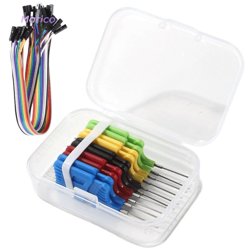 10 ชิ้น/เซ็ต SDK08 คลิปทดสอบพร้อมสายไฟจัมเปอร์คลิปขนาดเล็กพิเศษ 40V ...