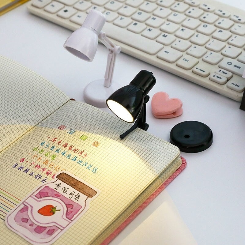 Creativity Mini Book Lights Student Dormitory LED Reading Lamp Clipped ...