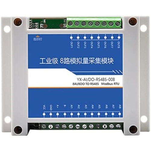 Taidacent 8-Channel Analog Input Data Acquisition Module 4-20mA to ...