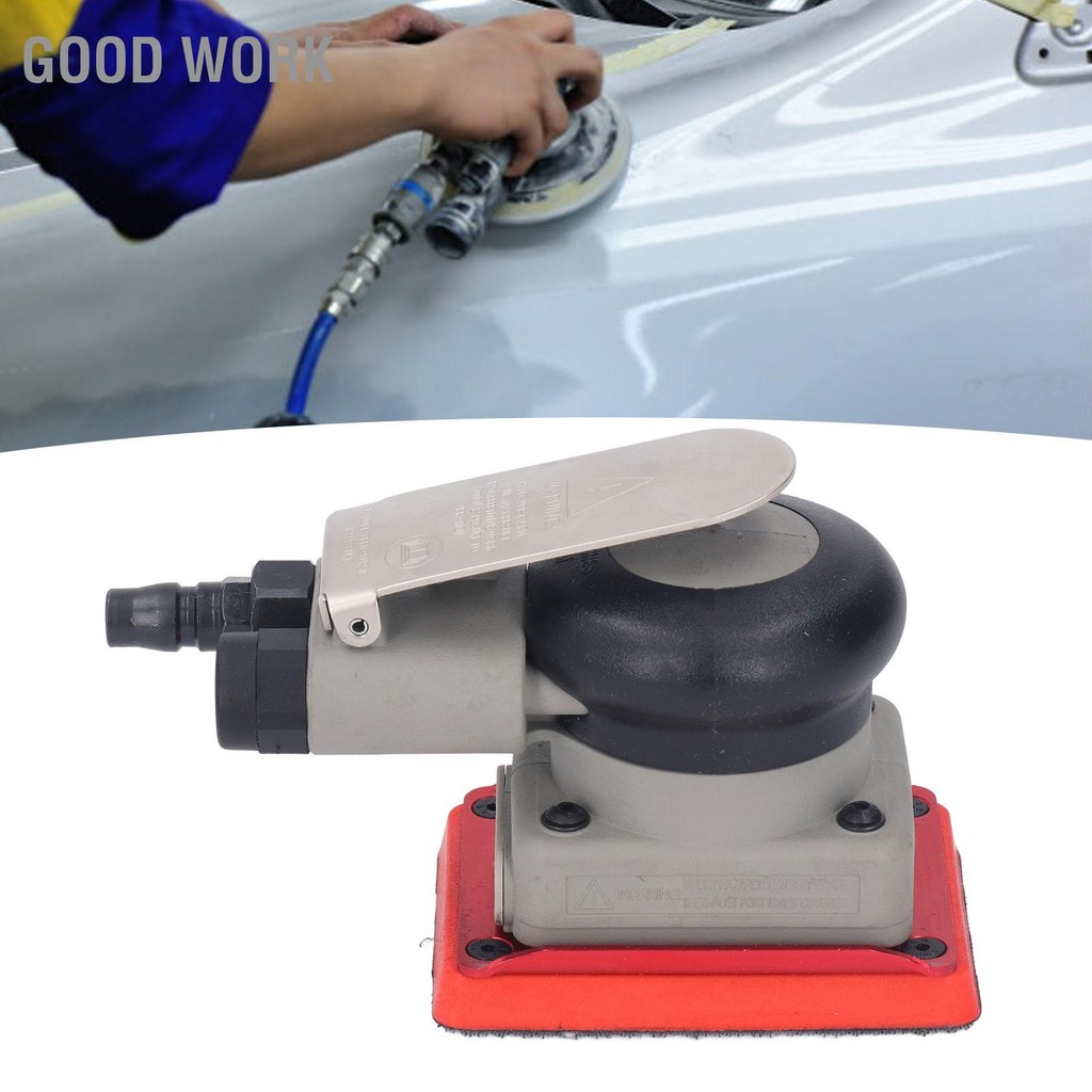 Good Work Air Sander 10000RPM 1/4in PT Inlet Square PNEUMATIC Sanding ...