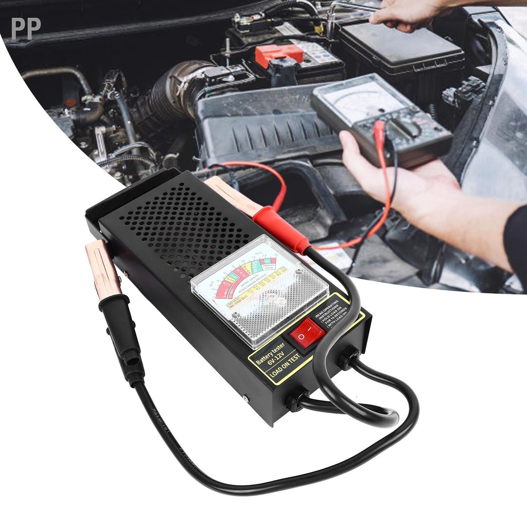 PP 12V รถแบตเตอรี่เครื่องทดสอบความแม่นยำสูง Universal Fit ยานยนต์ Load ...