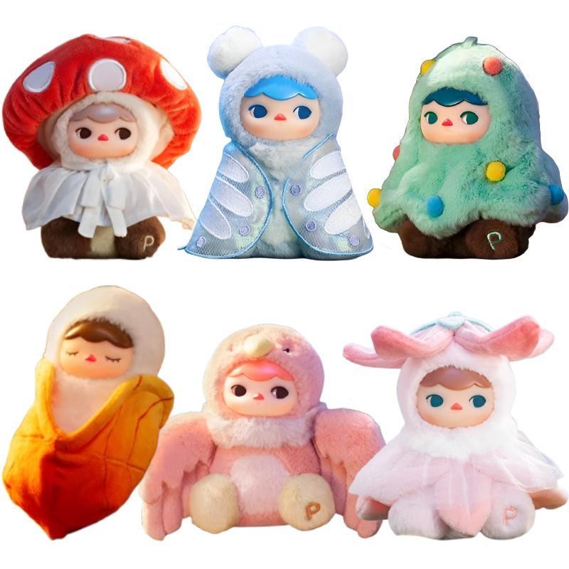P POPMART POPMART PUCKY Elf Forest Party Series ตุ๊กตาไวนิล Mystery ...