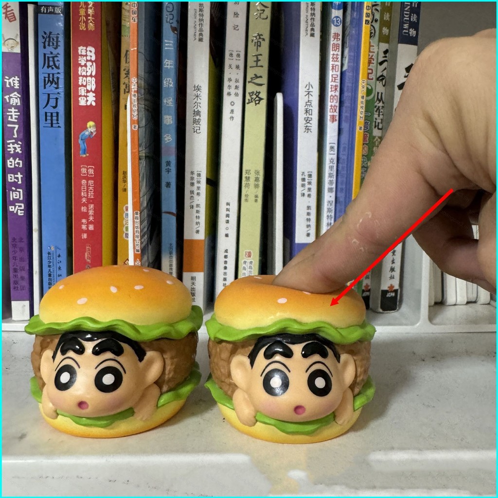 By Crayon Shin-chan Action Figure Nohara Shinnosuke Burger จัดแต่งทรงผม ...