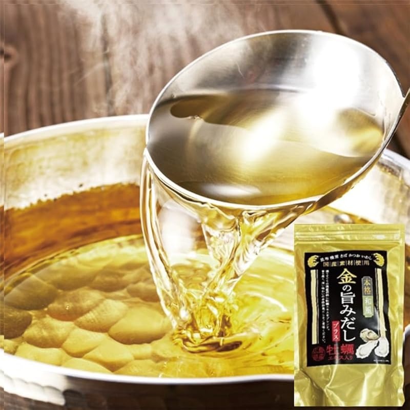 《JAPAN》★Gold Umami Dashi Plus 8.8g x 20 bags, Oyster Extract Dashi Pack ...