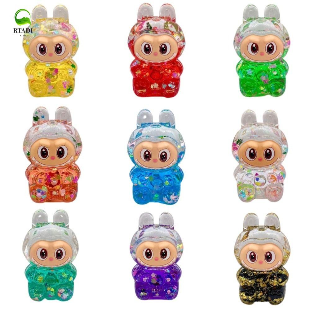Rtadi Luminous Labubu Quicksand ตุ๊กตา, Mini Noctilucent Candy สี ...