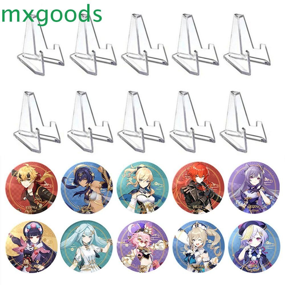 Mxgoods 10ชิ้นเหรียญแคปซูลสนับสนุนชั้นวาง,ใสมินิป้ายยืนแสดง,เหรียญแคปซูลผู้ถืออะคริลิคใสขนาดเล็ก ...