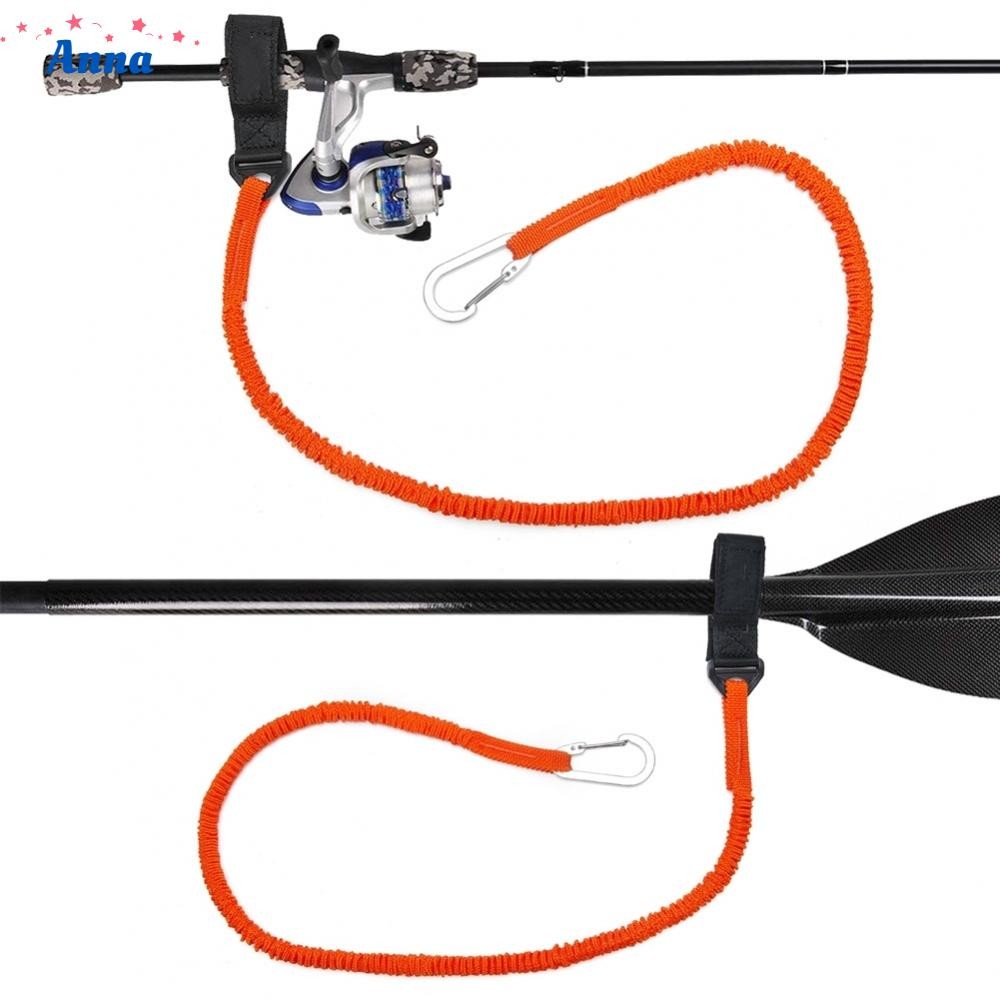 【Anna】Elastic Paddle Storage Straps with Safety Tether for Kayaks and ...