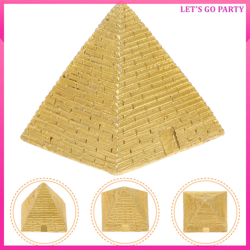 ของเล่นพีระมิด Mini Pyramids รูปปั้นโต๊ะประติมากรรมอียิปต์ Office Craft ...