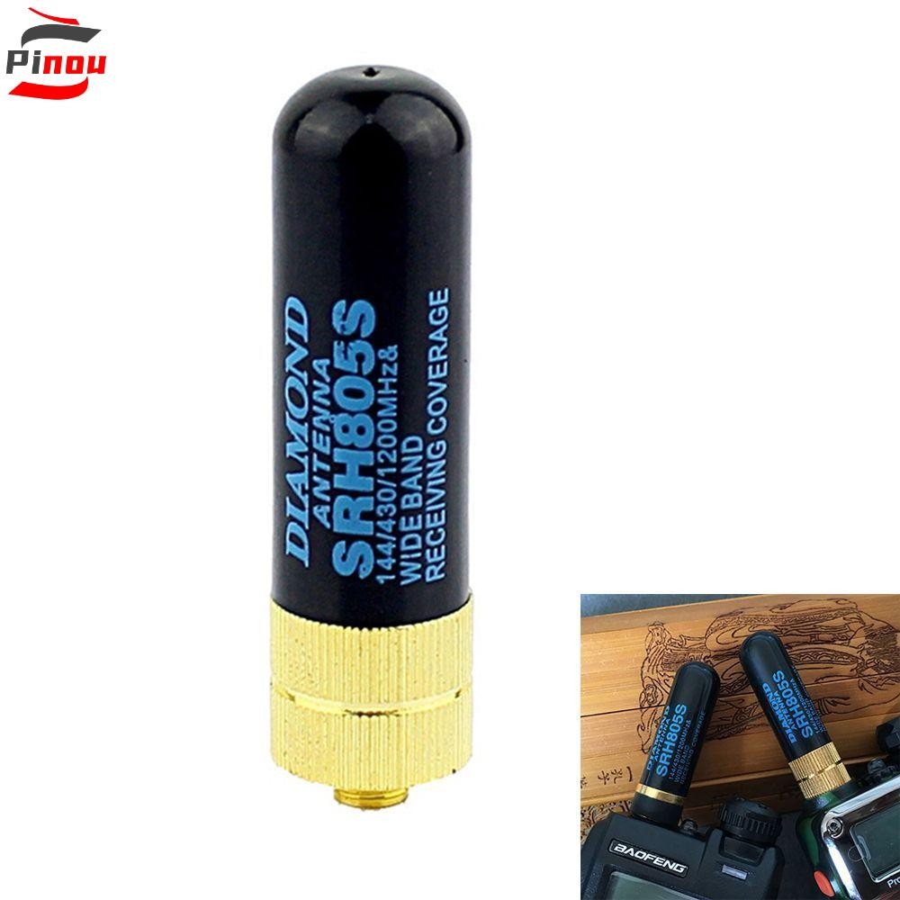 PINOU เสาอากาศ 5 ซม.Walkie ขายร้อน SRH805S SMA-F Baofeng BF-888S วิทยุ ...