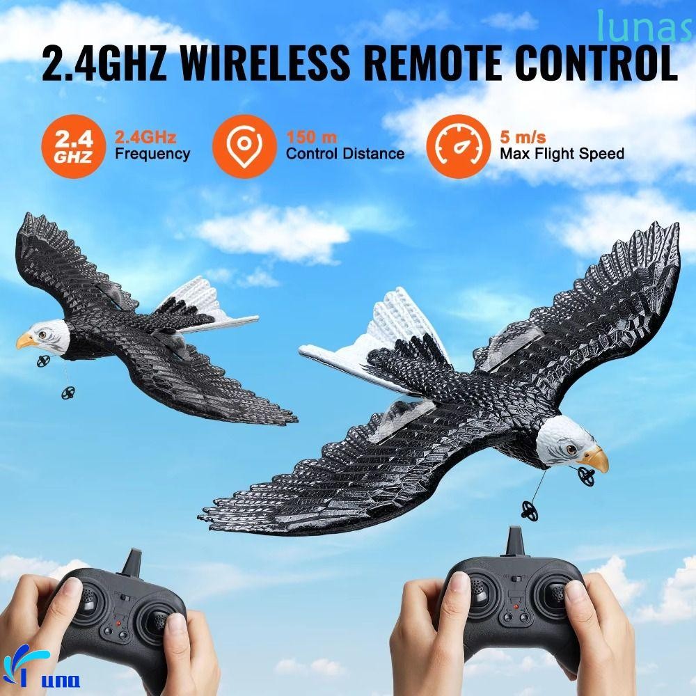 LUNASOL RC Eagle Aircraft Fighter, EPP โฟม RC Drones Eagle RC Flying ของเล่น, Profesional 2.4G ...