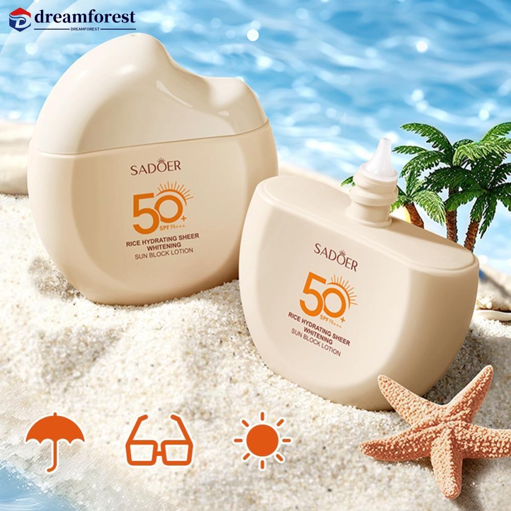 DFS SPF 50+ PA +++ ครีมกันแดด Rice Moisturizing Clear Whitening ...
