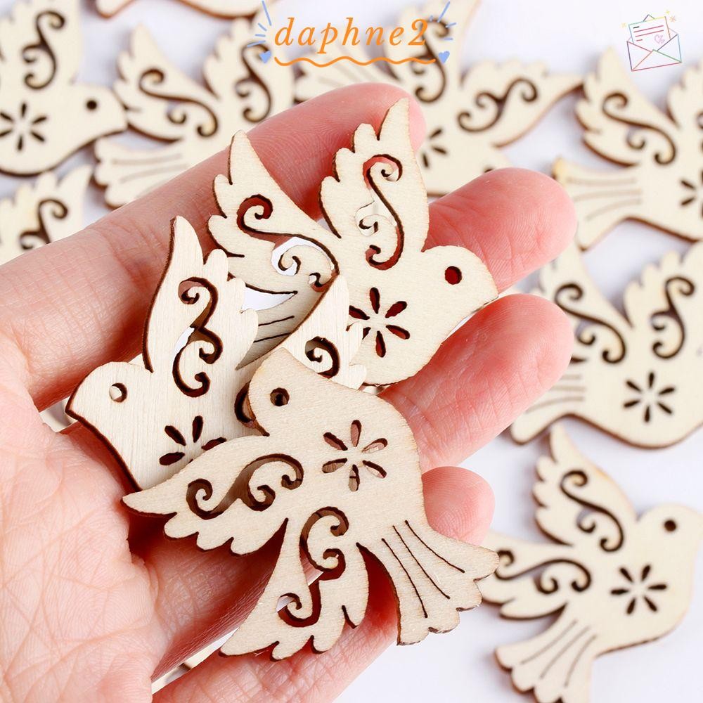 DAPHNES ไม้สันติภาพยังไม่เสร็จ DIY Craft Bird ตกแต่ง Scrapbooking ...