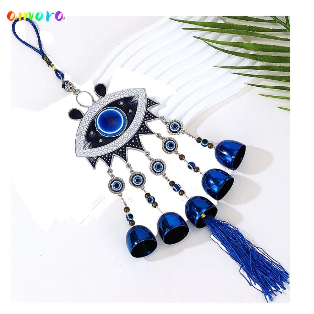 AMORA เครื่องประดับแขวน, DIY Lucky Charm กระดิ่งลม, ของขวัญ Blessing Retro Creative Lucky จี้ ...