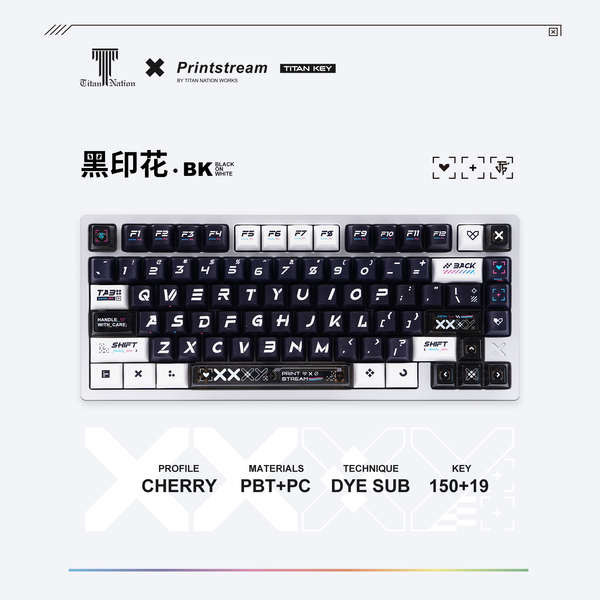 keycap ไทย gmk keycap คีย์แคป Titan Kingdom CSGO Series Printing Set ...