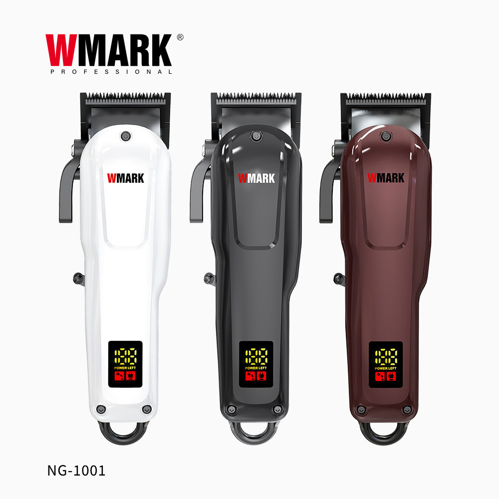 Wmark ปัตตาเลี่ยนผม NG-1001 หัวน้ํามันปัตตาเลี่ยนไฟฟ้าร้อนขายตัดผมแบบชาร์จไฟได้ร้านทําผม span ...