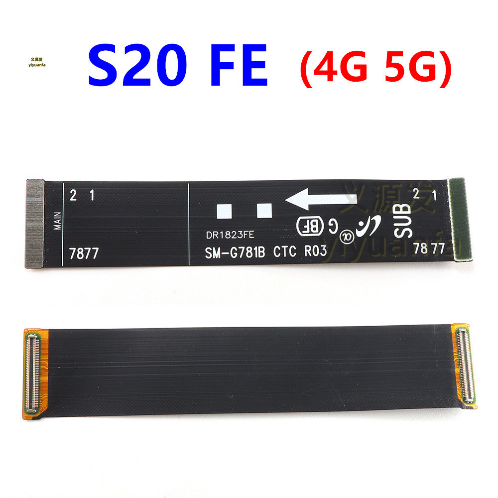 สําหรับ Samsung Galaxy S20 FE 5G 4G SM-G781B G780F เมนบอร์ดหลักเชื่อมต่อจอแสดงผล LCD USB Flex ...