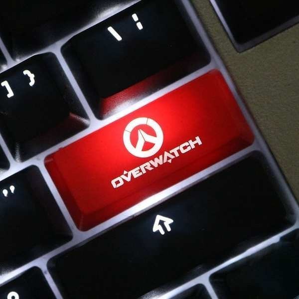 keycaps keycap Overwatch Mechanical Keyboard โปร่งแสงบุคลิกภาพ Keycaps ...
