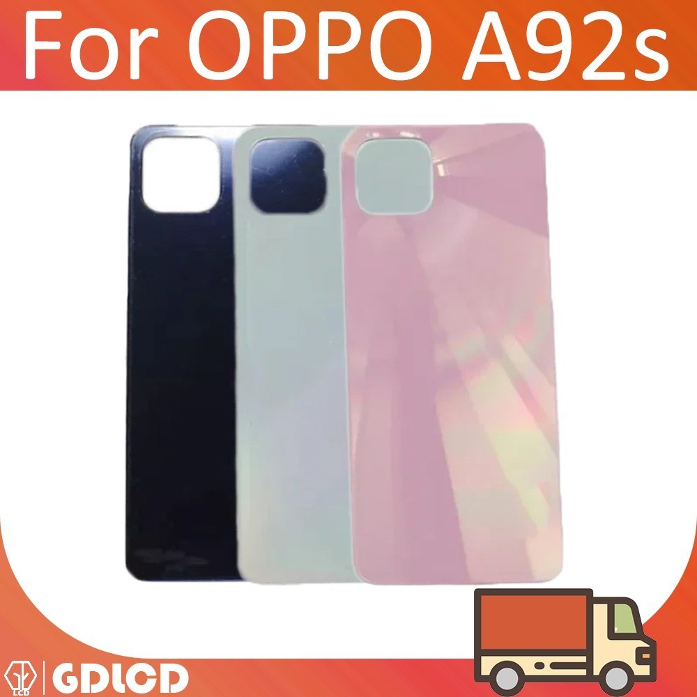 สําหรับ OPPO A92s ฝาหลังแบตเตอรี่เคสประตูด้านหลังอะไหล่ซ่อม | Shopee ...
