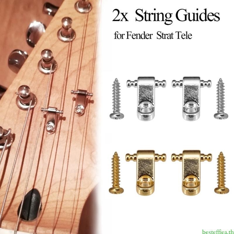 Beste 2 ชิ้นกีตาร์ String Guide String Retainer พร้อมสกรูกีตาร์ Bass ...
