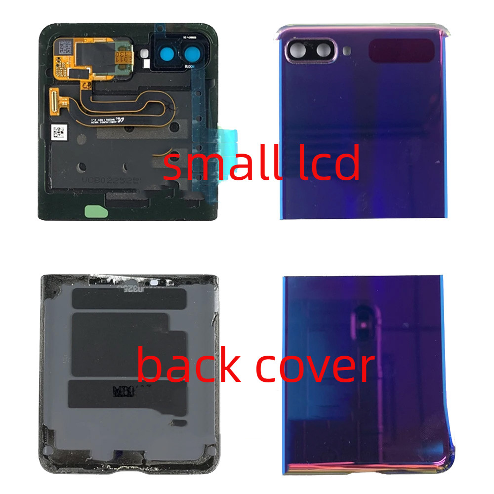 SAMSUNG Amoled LCD 1.1 "หน้าจอภายนอกสําหรับSamsung Z Flip SM-F700 SM ...