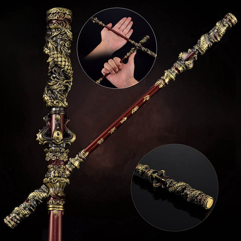 Black Myth WuKong 22 ซม.Ruyi Golden Cudgel เกมอุปกรณ์ต่อพ่วงงานฝีมือคอลเลกชันเครื่องประดับของ ...