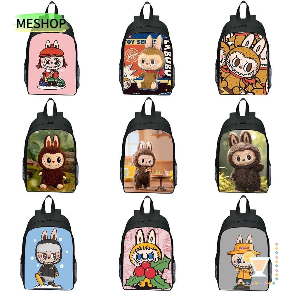 Me Labubu Backpack กระเป๋านักเรียน Labubu ด้ามจับนุ่มทนต่อการสึกหรอ ลาย ...