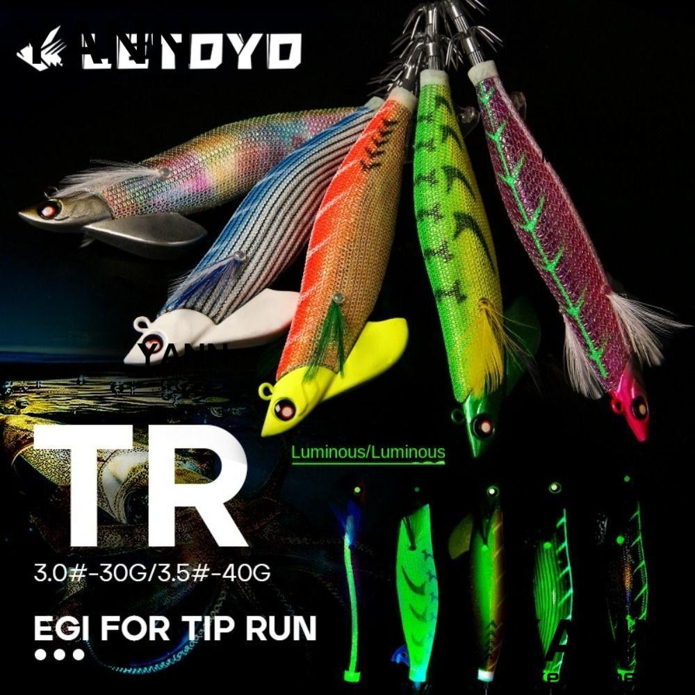 Yan1 เหยื่อกุ้ง, อุปกรณ์ตกปลา 30g/40g ไม้เหยื่อกุ้ง, 2024 ตะกั่ว Sinker Hook 3.0 # 3.5 # Octopus ...