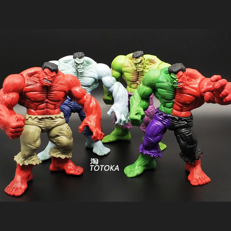 12 ซม. หุ่น Hulk รุ่น Red Giant Action Figure Avengers ของเล่น Alliance ...