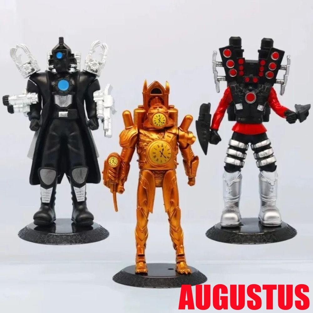 Augustus Skibidi ห้องน้ํารูป, Monitor Man ของเล่น Titan Drill Man ...