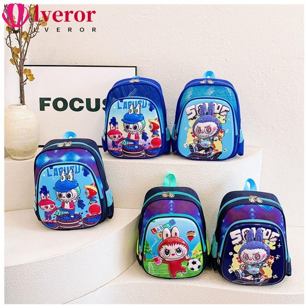 กระเป๋าเป้สะพายหลังเด็ก LVEROR Labubu, POP MART กระเป๋านักเรียนนักเรียนความจุขนาดใหญ่, กระเป๋า ...