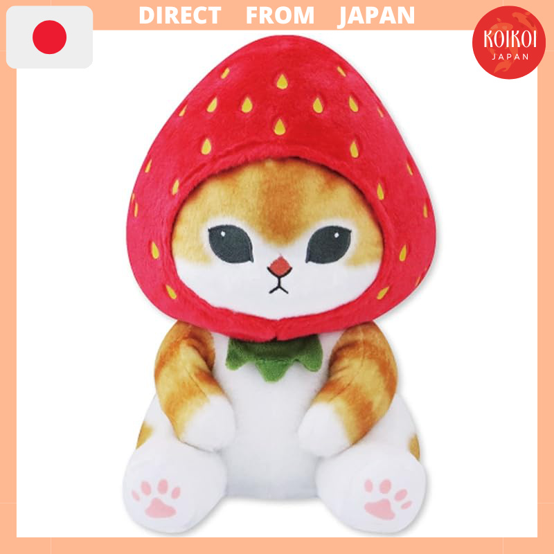 Fruits Nyan Plush Toy Mofusand Shark Nyan Shrimp Nyan Strawberry BIG Mofusand Approximately 30 ...