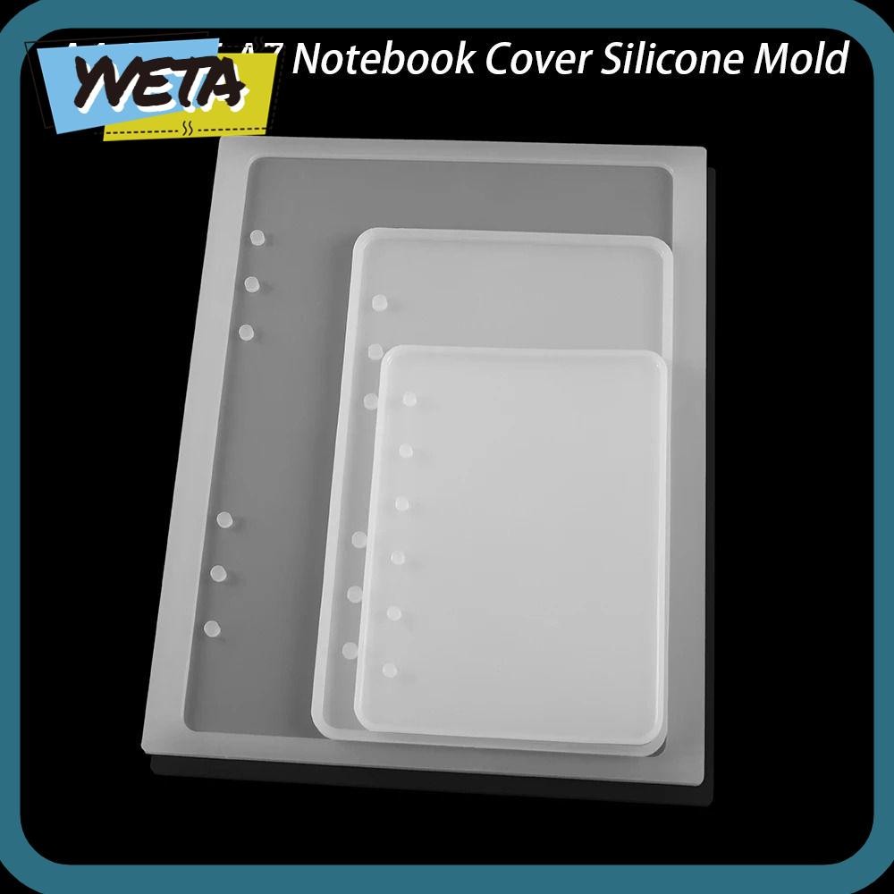Yveta 1 ชิ้นซิลิโคนรุ่น,คริสตัลทําด้วยมือ A4 A5 A6 A7 โน้ตบุ๊คแม่พิมพ์,คริสตัลอีพ็อกซี่เรซิ่น ...
