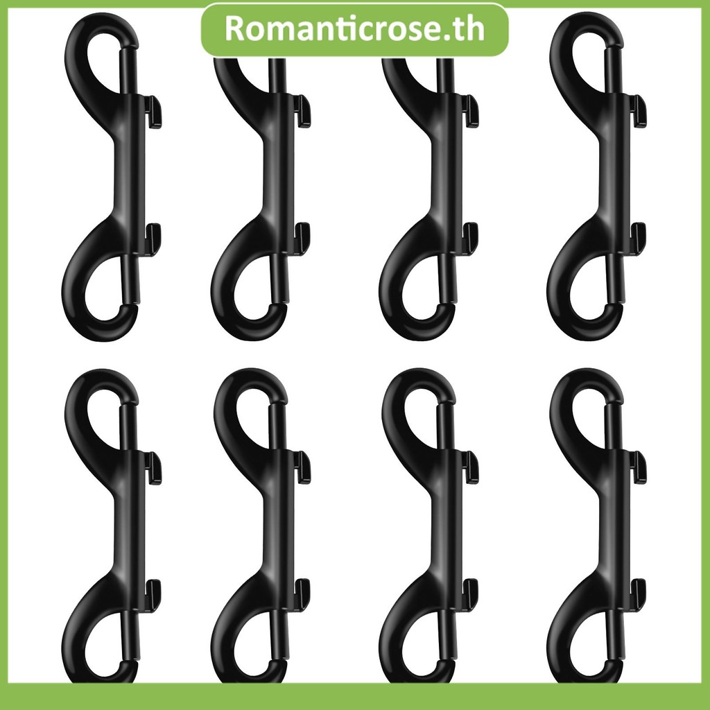 8 ชิ้น Double Ended Bolt Snaps ตะขอ 3.5 นิ้ว Double Snap Hook คลิปโซ่ ...