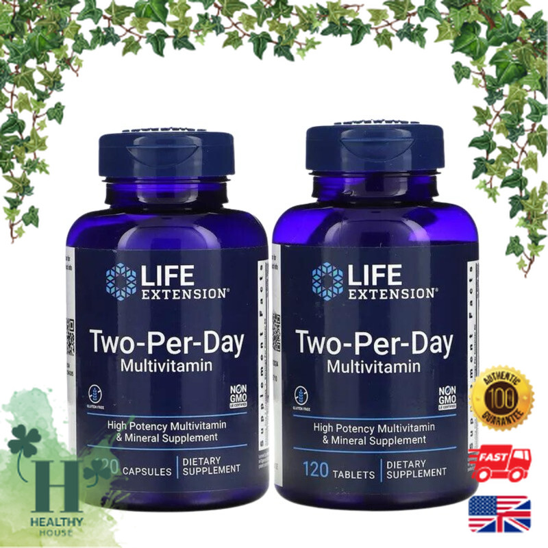 พร้อมส่ง Life Extension Two-Per-Day Multivitamin 60 120 Capsules ...