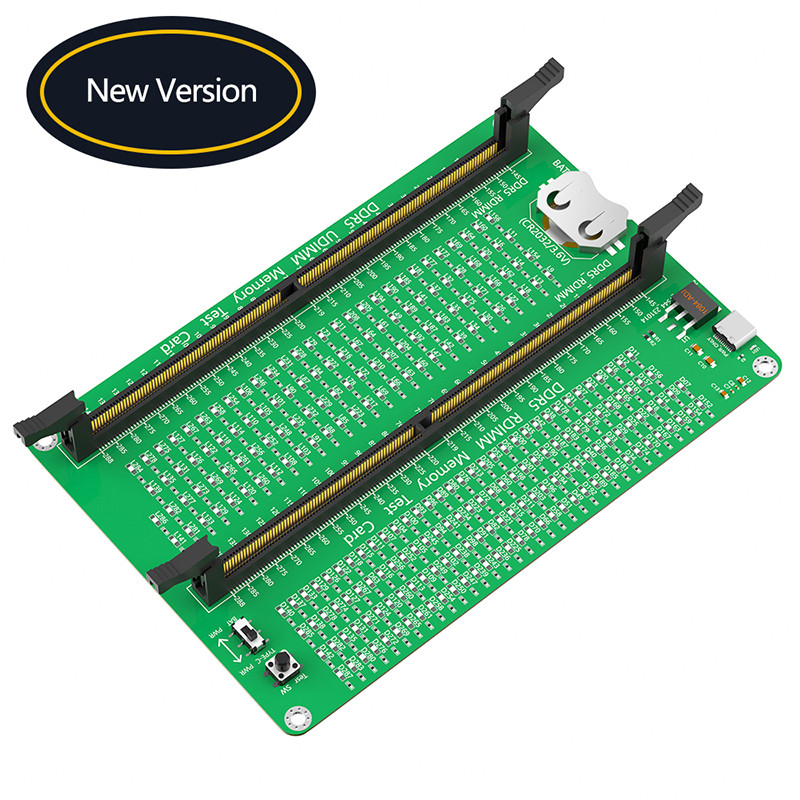 DDR5 RDIMM/UDIMM Memory Tester with Long LATCH LED INDICATOR for ...