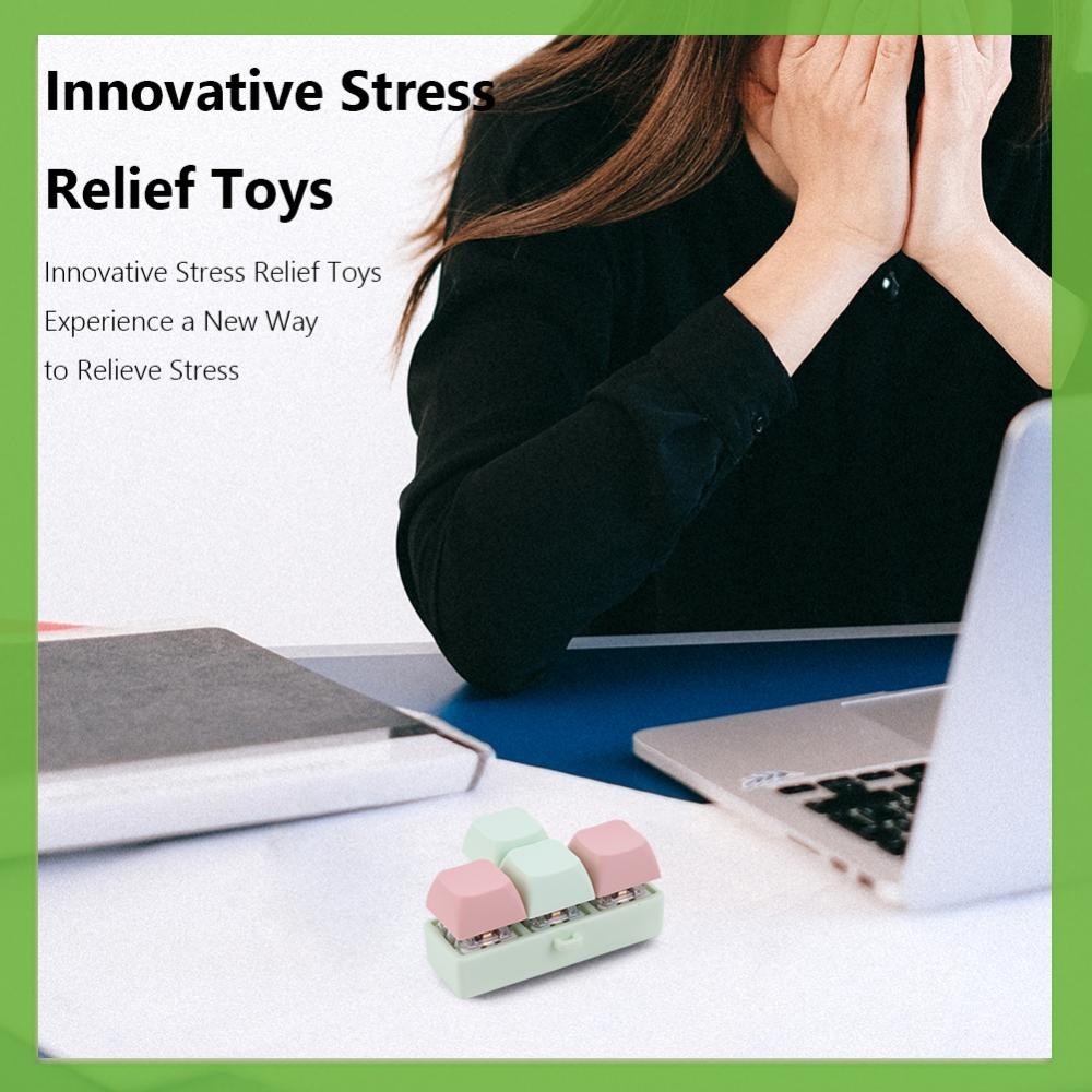 [aigoni.th] คีย์บอร์ด Fidget Toy 4 คีย์ Stress Relief Mechanical ...