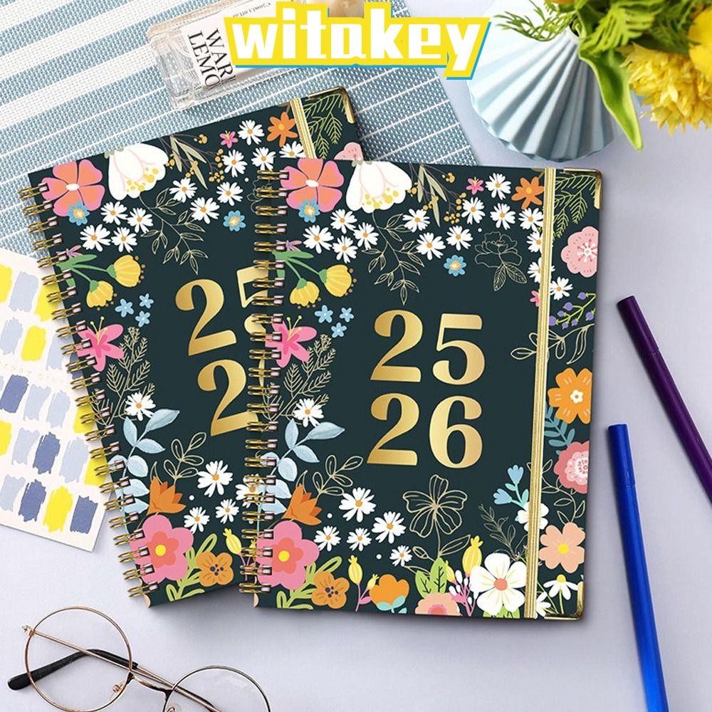 WITAKEY นักวางแผนวิชาการ A5 2025-2026 Planner รายสัปดาห์และรายเดือน JUL.2025 - JUN.2026 สมุด ...