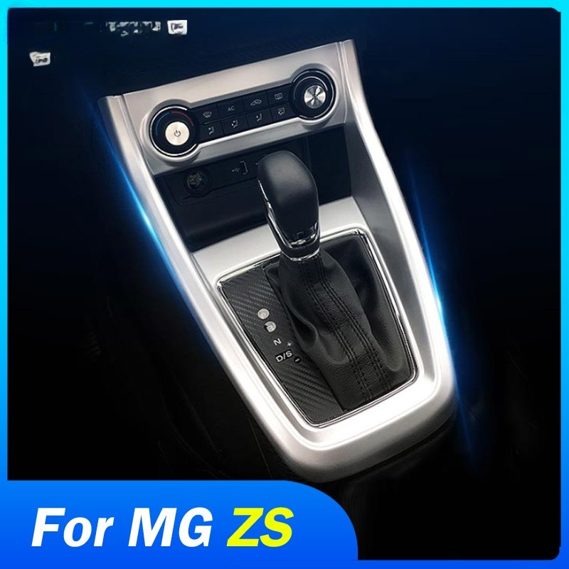 HYS สําหรับ MG ZS 2017-2019 รถคอนโซลกลางกรอบเกียร์ shift ตกแต่ง GPS แผง ...