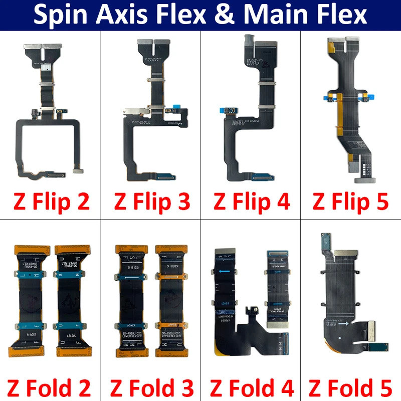ใหม่ Spin Axis Flex บอร์ดหลักหน้าจอการเชื่อมต่อ LCD เพลาโรตารี Spin ...