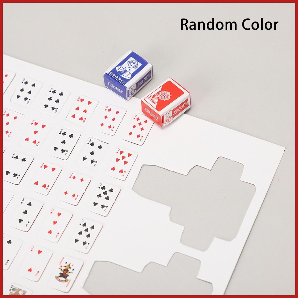 Mini Deck of Cards Small Deck of Poker Cards เกมสําหรับเฟอร์นิเจอร์บ้าน ...