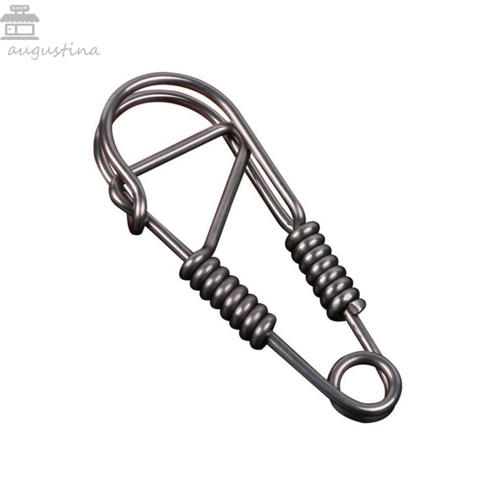AUGUSTINA Clasp Dual Lock พวงกุญแจ, Dual Lock Hook สแตนเลสคลิป Snap ...