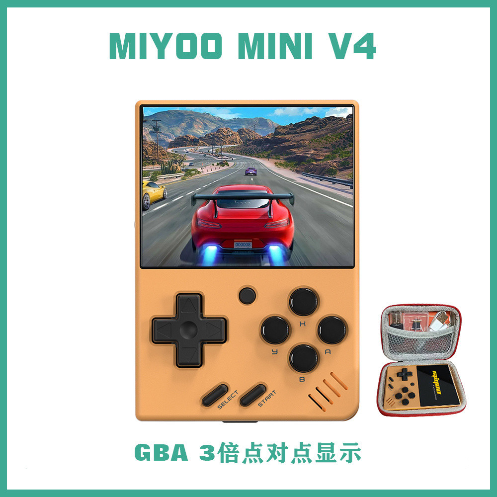 วิดีโอเกมคอนโซลเกมมือถือ MIYOO Mini V4 Kaiyuan มือถือ Retro GBA คลาสสิก ...