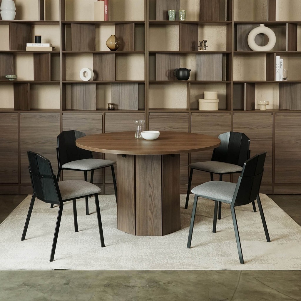 HARV โต๊ะกินข้าว BOLE Dining Table W120xD120xH75 รุ่น T122 | Shopee ...