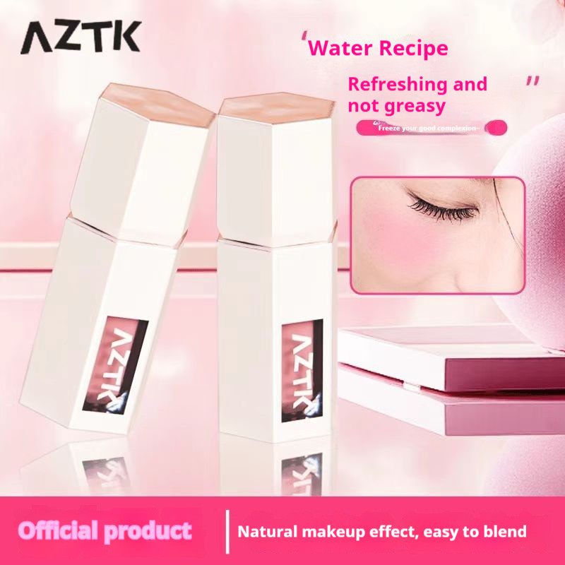 Aztk Frozen Liquid Blush AZTK之色红液 Matte Atmosphere Natural Multi-purpose Contouring Brightening ...