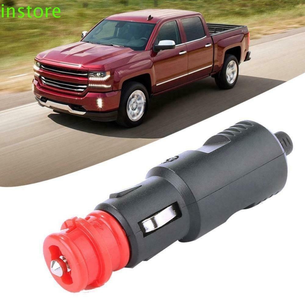Instore Cigaret Socket Adaptor, 12V-24V 8A Cigaret Socket Male Plug ...