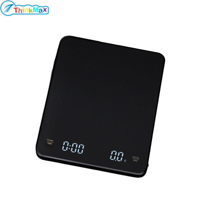 3 กก./0.1g เครื่องชั่งกาแฟดิจิตอล 400 mAh แบตเตอรี่ความจุขนาดใหญ่ Usb ...