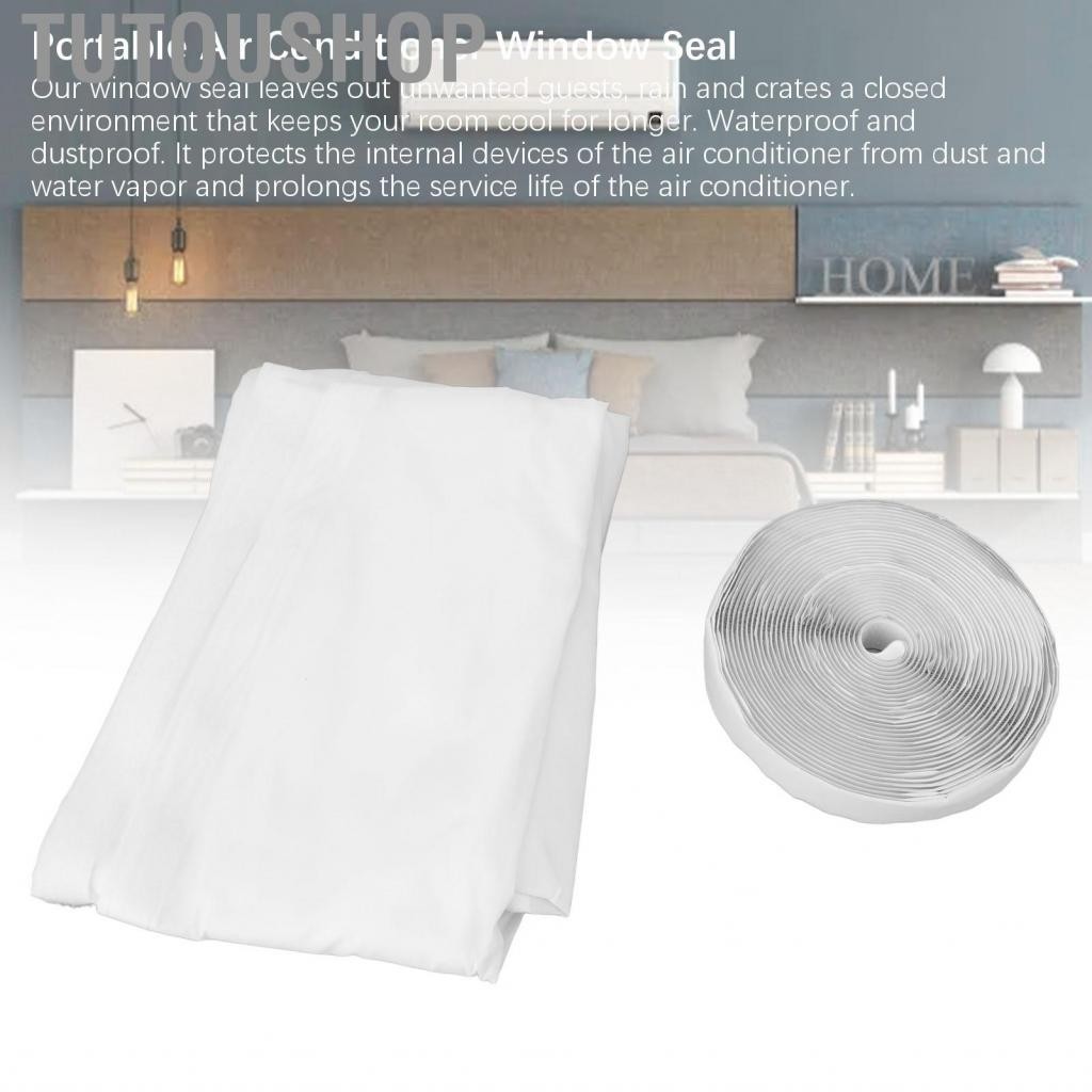 Tutoushop ผ้าซีลเครื่องปรับอากาศเคลื่อนที่ Baffle Window กันลม | Shopee ...